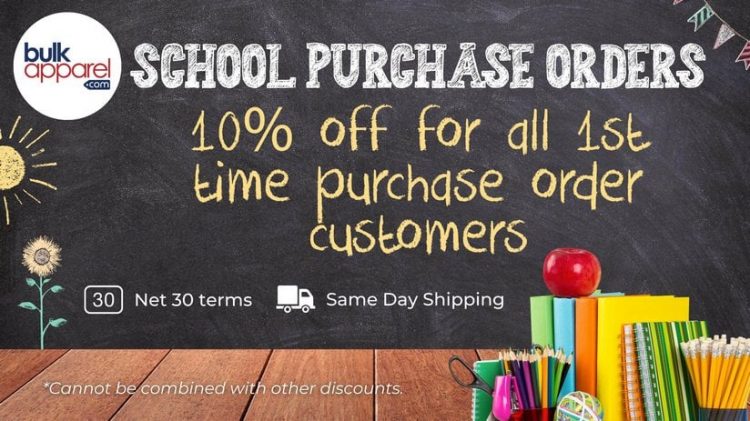 School Purchase Order How To Guide - bulkapparel